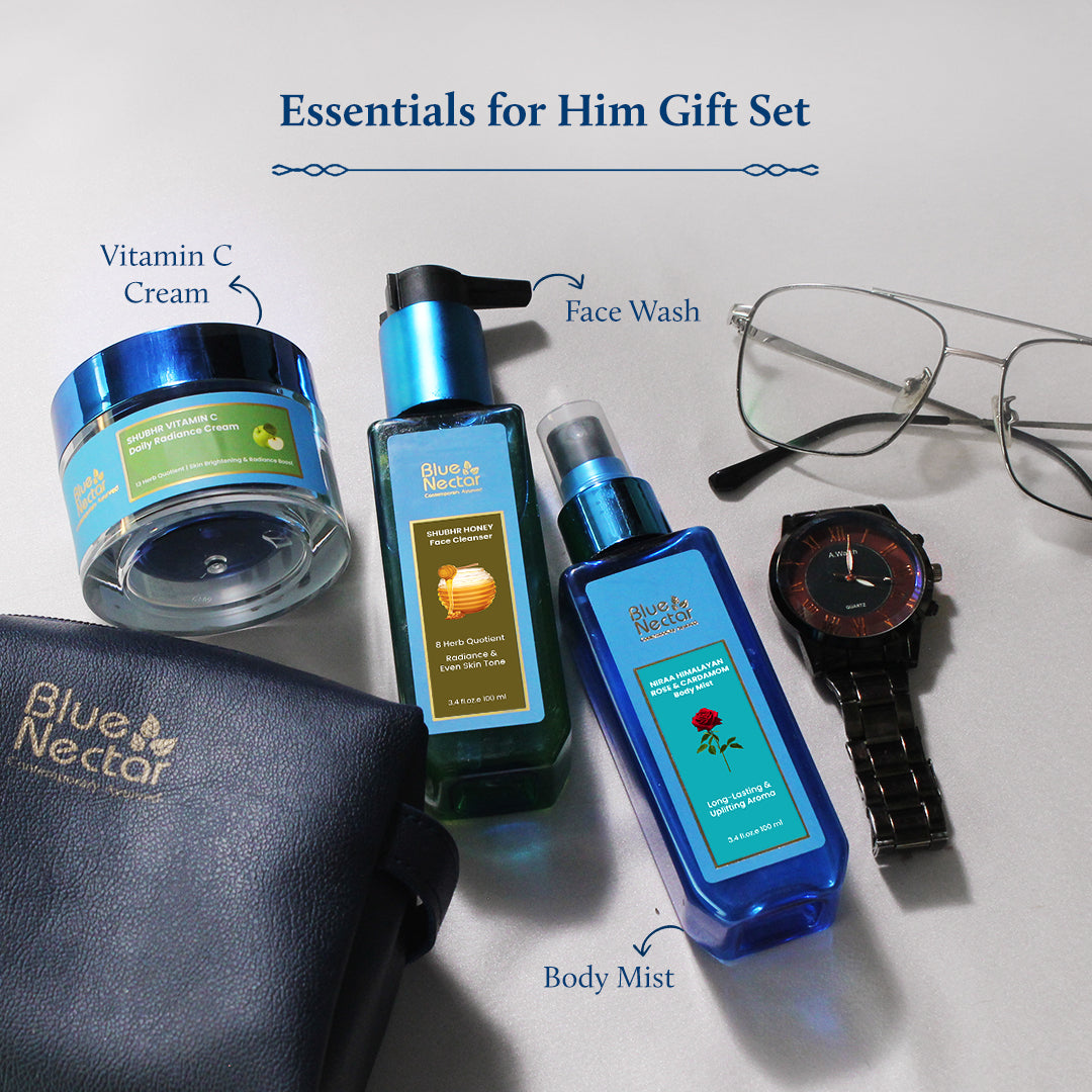 Essentials for Him Gift Set – Blue Nectar
