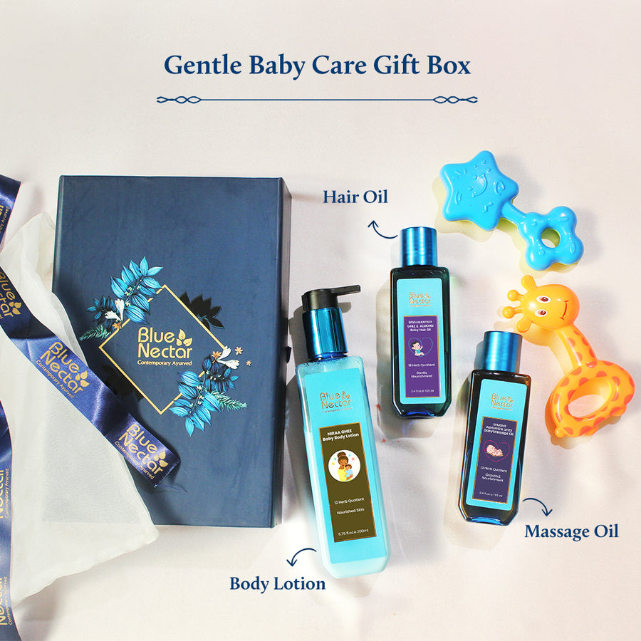 Gentle Full Body Baby Care Gift Set – Blue Nectar