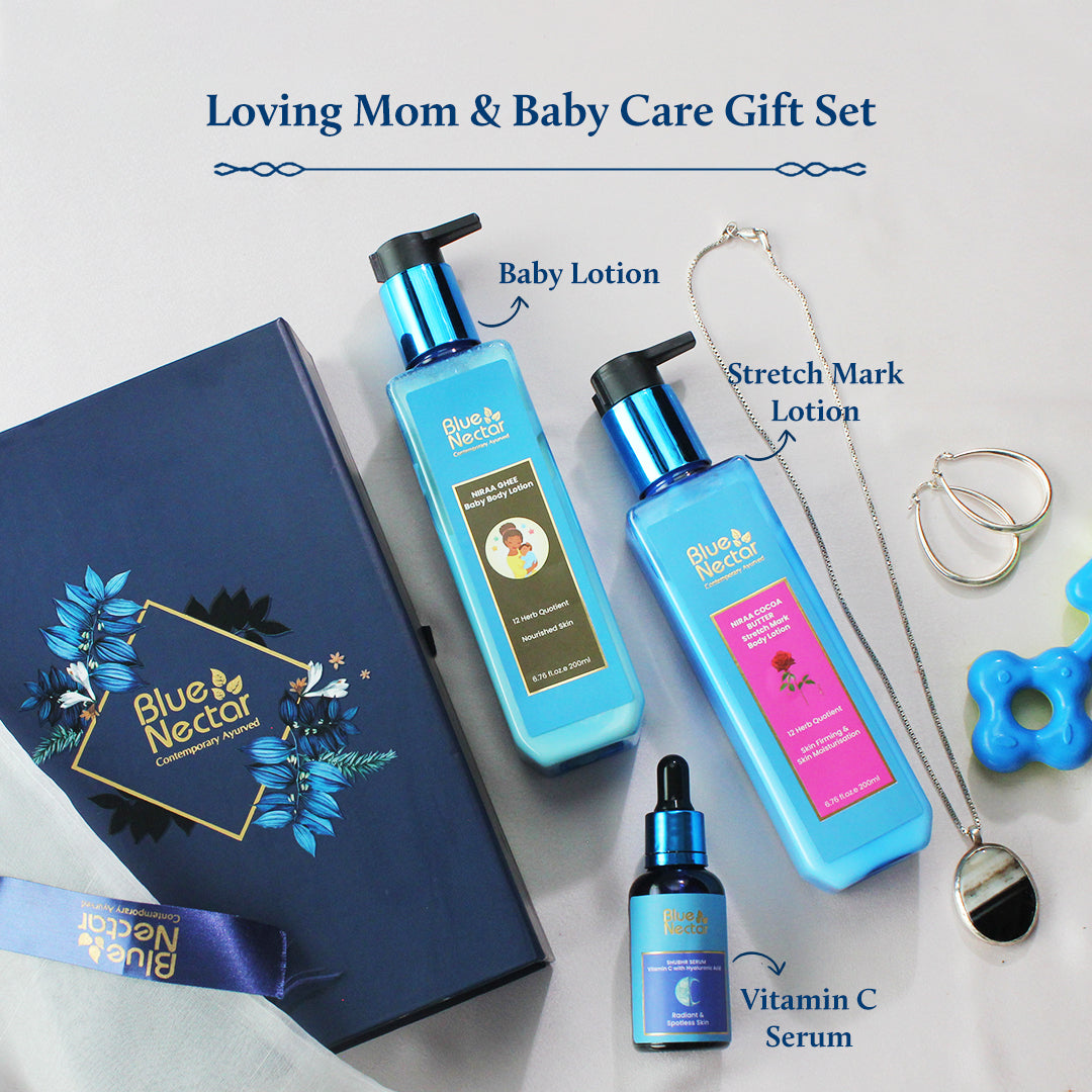 Loving Mom & Baby Care Gift Set – Blue Nectar