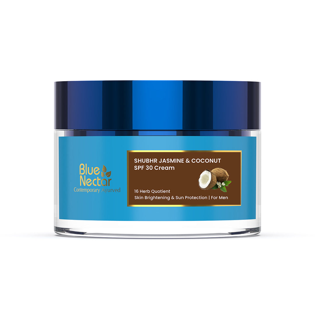 Shubhr Men's Coconut SPF 30 Face Cream For Sun Protection & Skin ...