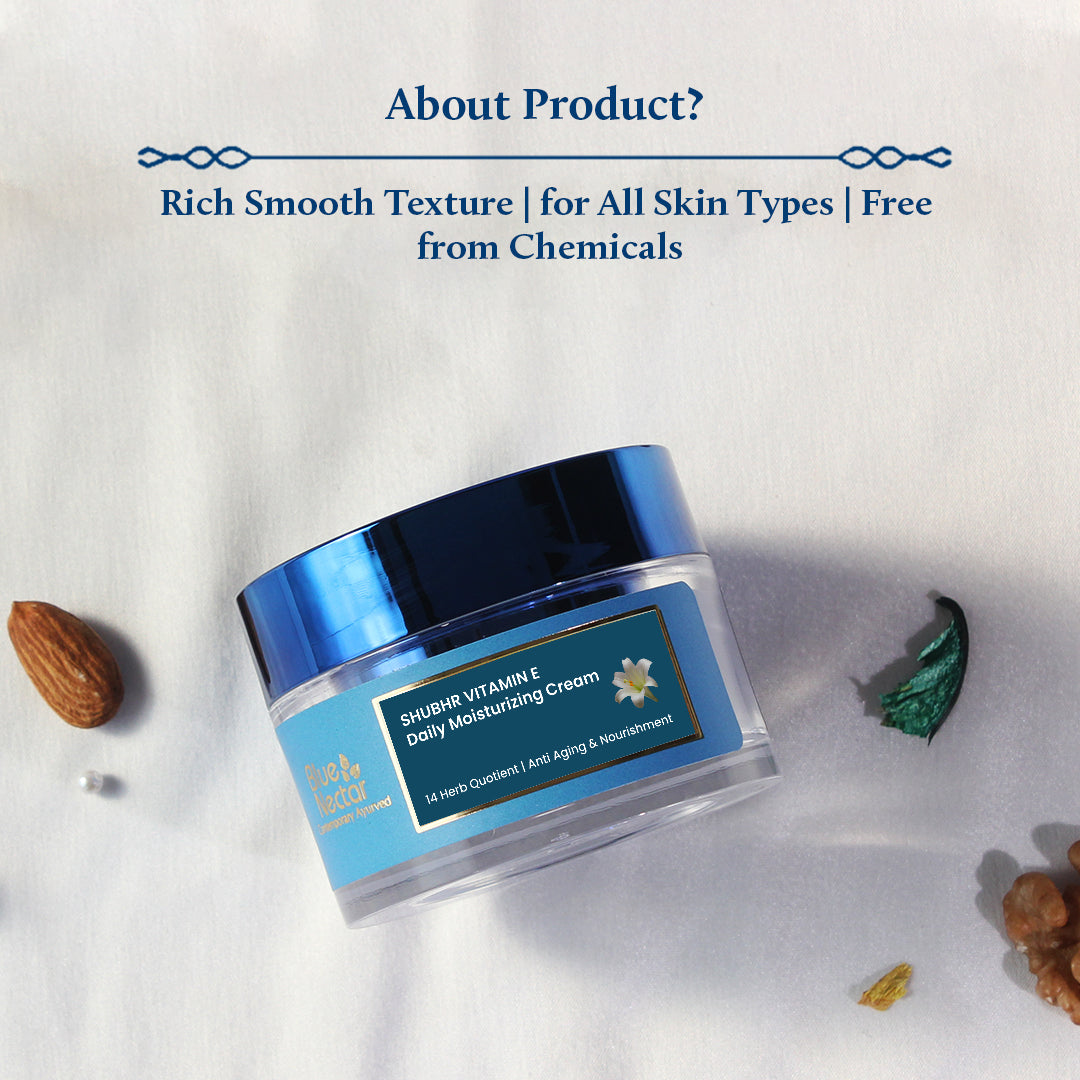 Vitamin E Anti Aging Women's Wrinkle Face Cream â€“ Blue Nectar