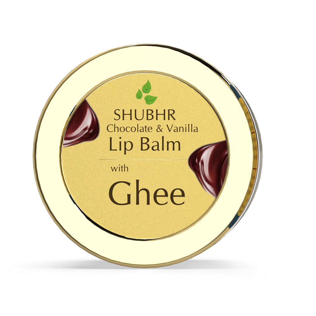 Chocolate Lip Balm & Gloss: Ghee-Infused Care for Dry Lips – Blue Nectar