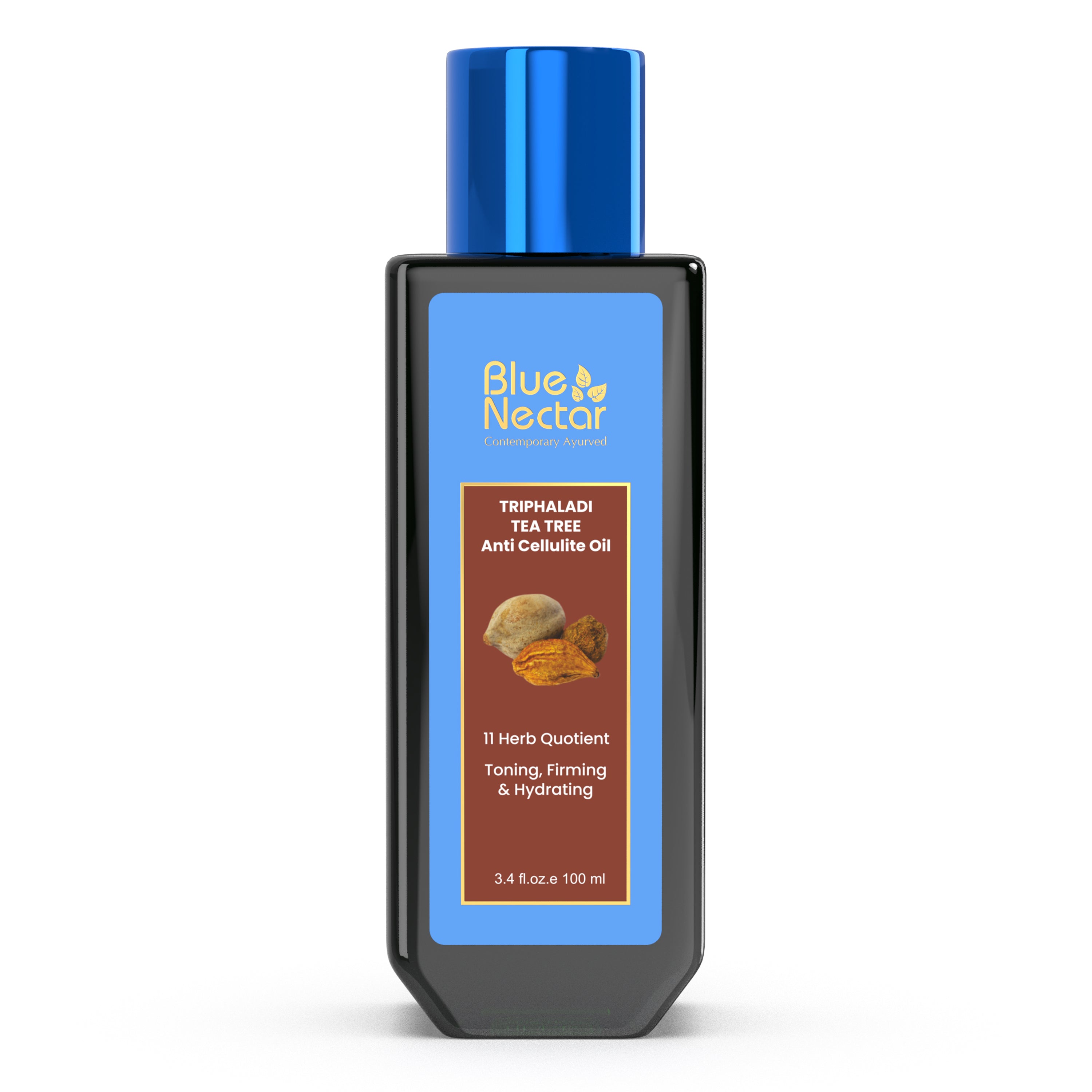 Ayurvedic Slimming and Anti Cellulite Body Massage Oil – Blue Nectar
